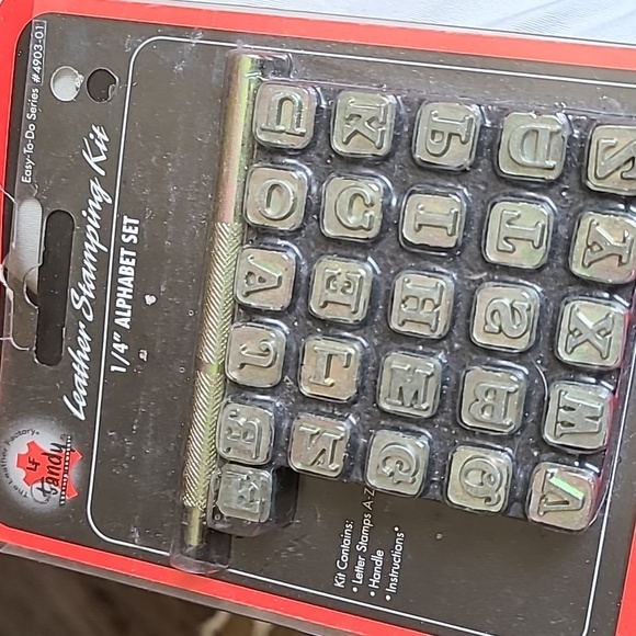 Tandy | Other | Tandy Leather Stamping Kit | Poshmark